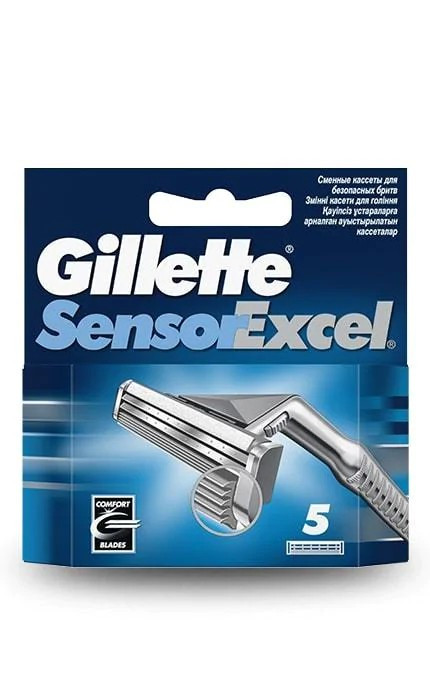 Gillette Sensor Excel 5 шт жилет сенсор xl, цена: 249 ₴, купить на Prom.ua