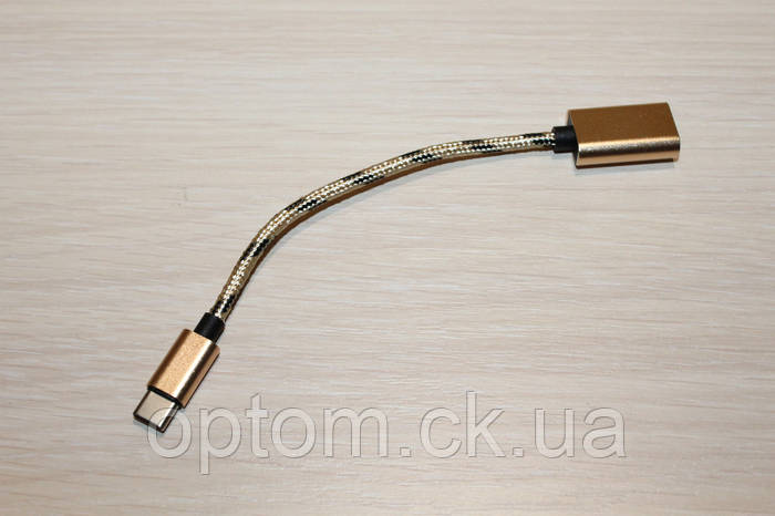 Купить Кабель OTG Type-C ткань, цена 22.60 ₴ — Prom.ua (ID#1283749960)