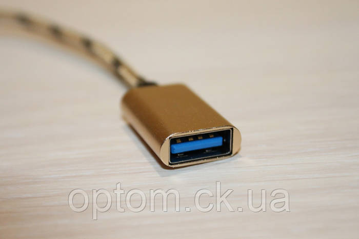 Купить Кабель OTG Type-C ткань, цена 22.60 ₴ — Prom.ua (ID#1283749960)