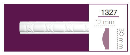 Полиуретановый молдинг для стен с орнаментом 1327 (2.40м) Home Decor ...