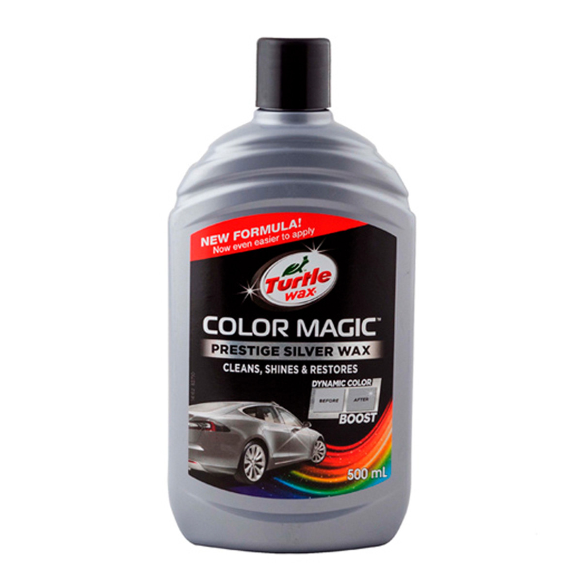 Цветообогащённый полироль СЕРЕБРО Turtle Wax Color Magic NEW 500 мл ...