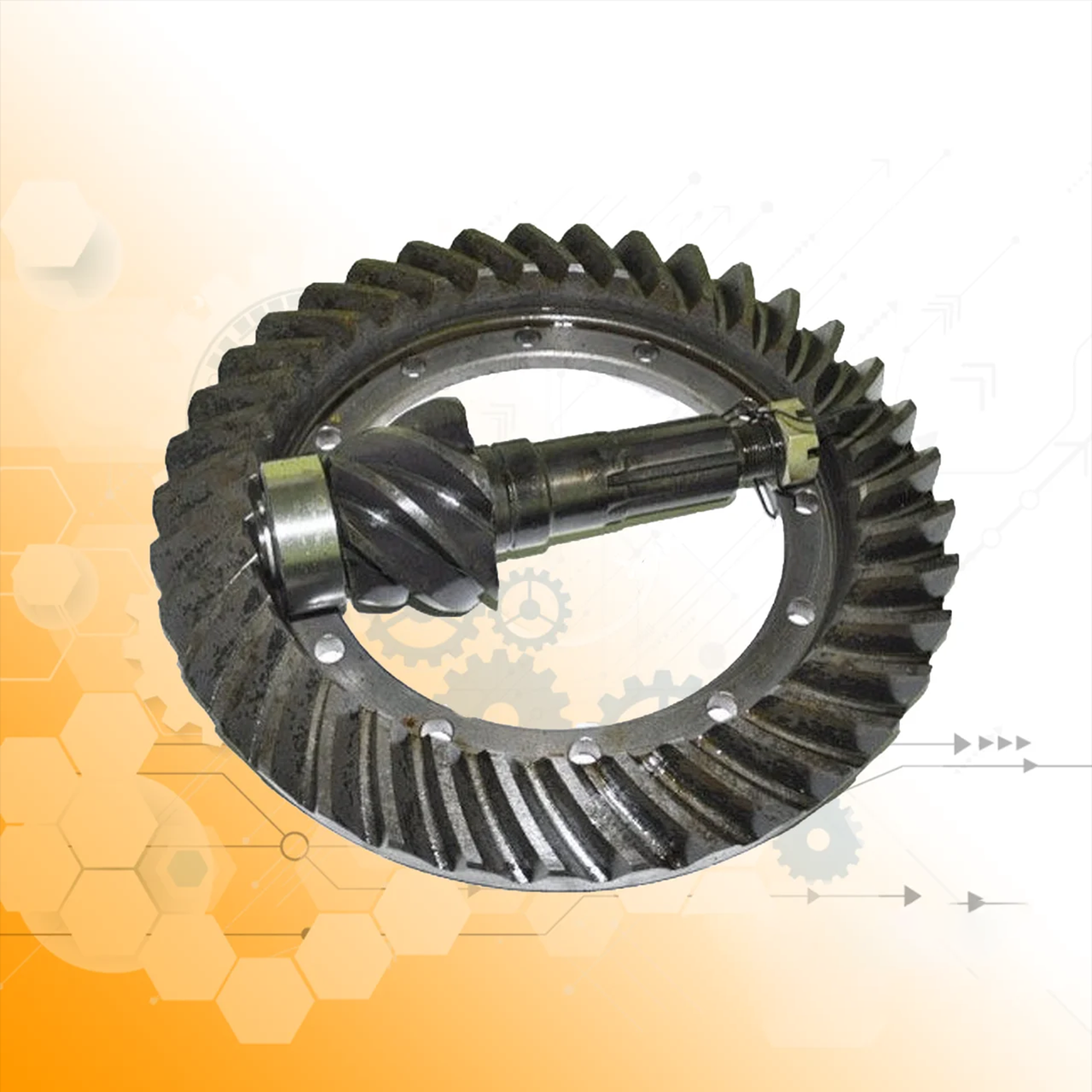 Головна пара ГАЗ-3307/3309/ Ведуча і ведена шестерні головної пари заднього моста ГАЗ-53 / 3307 ...