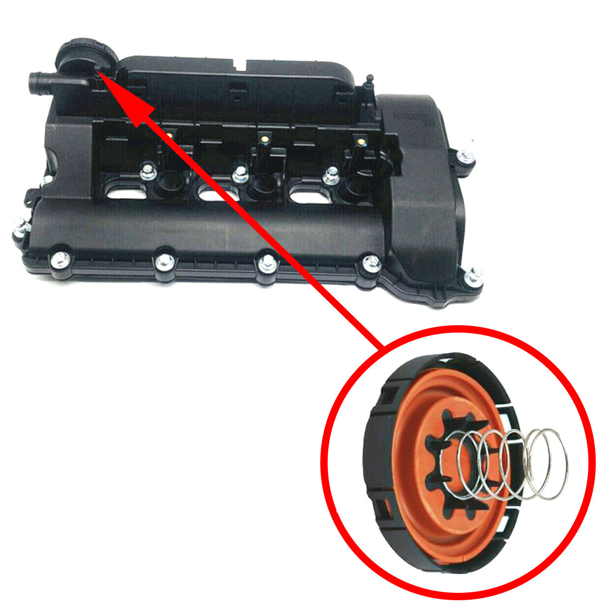 Мембрана клапанной крышки Land Rover, Jaguar 5.0L 3.0L LR010780 и ...