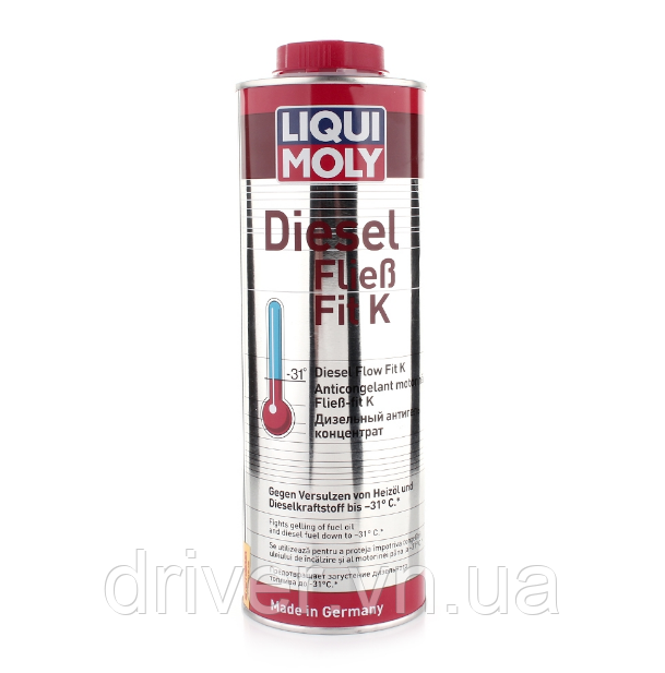 Антигель Liqui Moly Концентрат 1 літр / 1000 л дизеля. DIESEL FLIESS ...