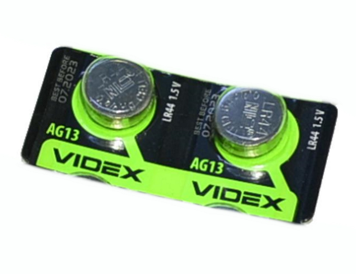 Батарейка AG13 (LR44) Alkaline "Videx" / 2 Шт — Купить Недорого на Bigl ...