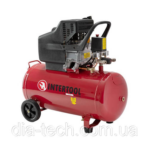Компресор 50 л, 1500 Вт, 220 В, 8 aтм, 206 л/хв. INTERTOOL PT-0003 (ID#126346609), цена: 5700 ...