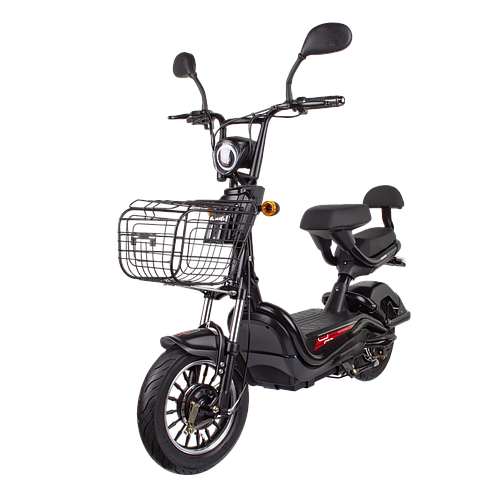 Электрический мопед R1 RACING Athena 500W/48V/20AH(AGM) (черный), цена ...