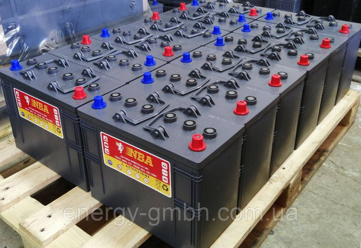 Гелевая аккумуляторная батарея NBA 4GL12NH (ENERGY MONOBLOCK GEL 12V ...