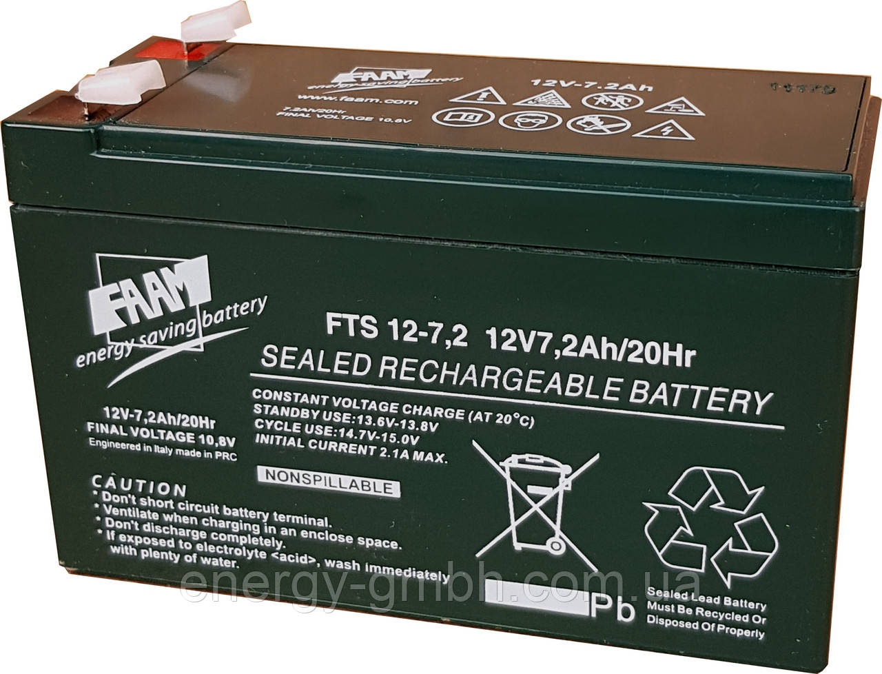 Купить АККУМУЛЯТОРНАЯ БАТАРЕЯ FAAM СЕРИИ FTS 12-9 в Киеве от компании ...
