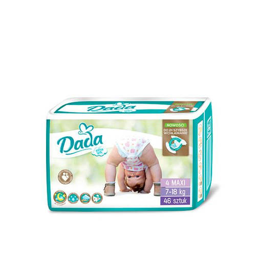 Купить Подгузник Польша Dada 4 (15кг) 46 шт, цена 330 ₴ — Prom.ua (ID ...