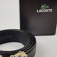 Ремень мужской из эко кожи Lacoste Лакоста автоматический, пояс в ...