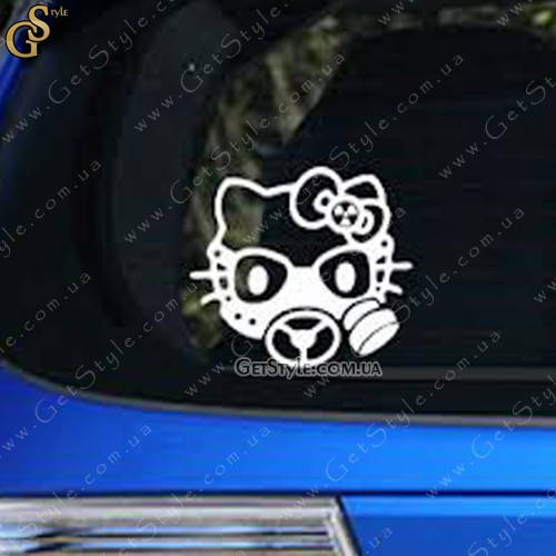 Купити Наклейка "Hello Kitty Gas Mask", ціна 80 ₴ - Prom.ua (ID ...