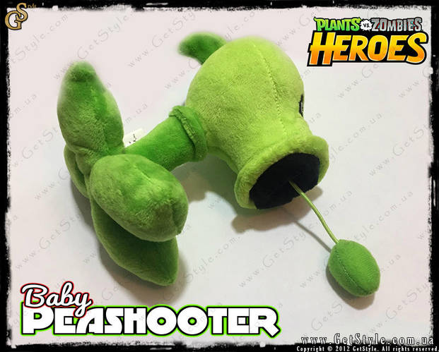 Купить Детеныш Горохострел из Plants vs Zombies Peashooter Baby 17 х 14 ...