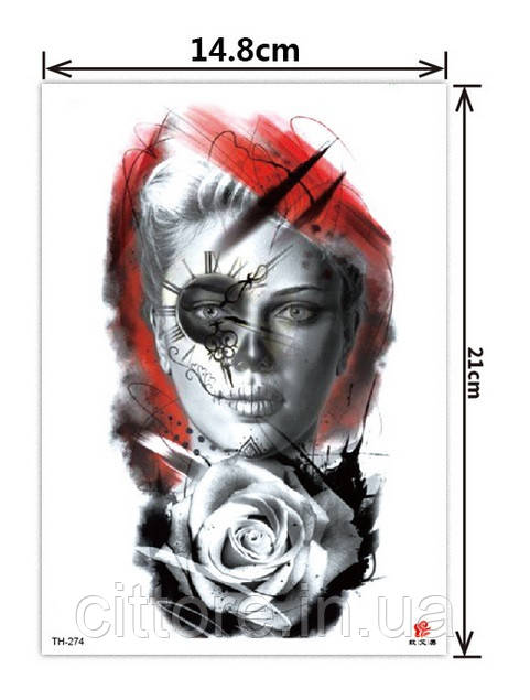 Тату Наклейка на Тело, Флеш Тату, Водостойкая Временная Татуировка ...