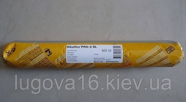 Купити Sikaflex PRO-3 SL 600мл бет-сірий самовирівнюючий герметик з ...