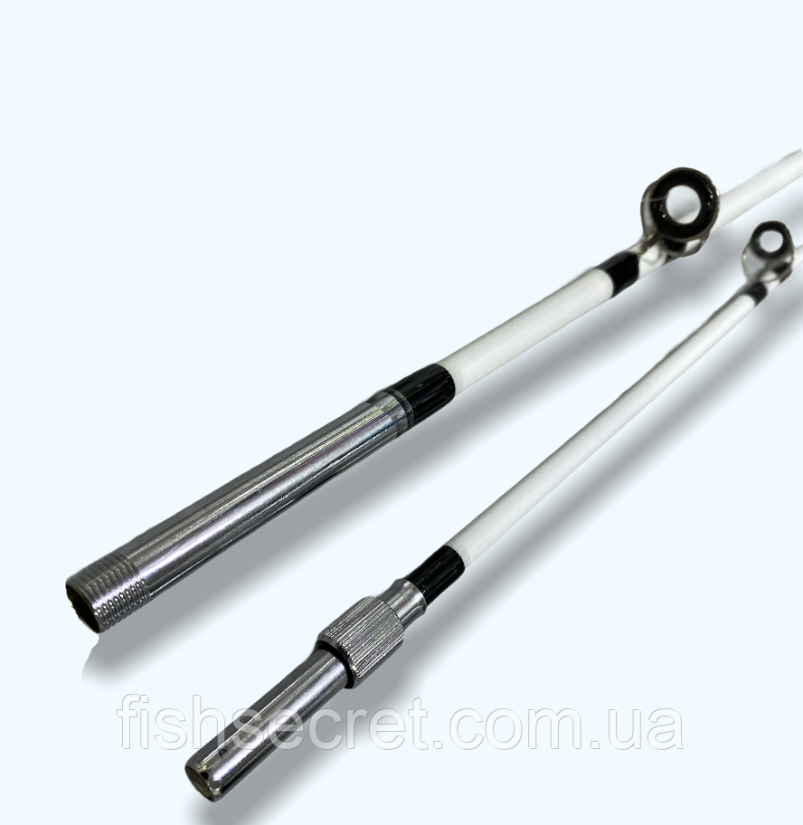 Купити Спінінг Крокодил Crocodile KAIDA білий на скручуванні оригінал ...