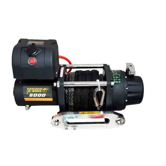 Лебедка электрическая автомобильная KANGAROOWINCH K8000E SR 12V с ...