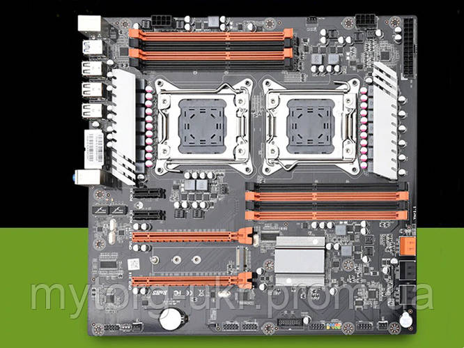 Материнская плата Kllisre X79 LGA 2011 E-ATX двухпроцессорная USB3.0 ...