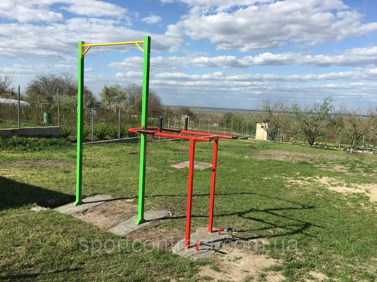 Турник и брусья для улицы, код 305/сту (ID#1312191946), цена: 15292 ...