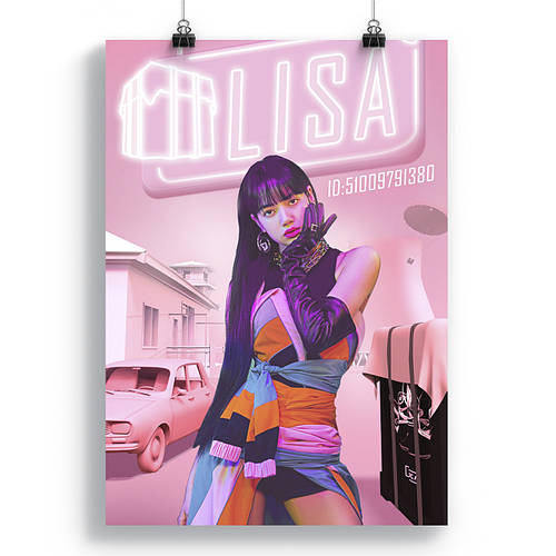 Купить Плакат BLACKPINK 80 Lisa, цена 30 грн — Prom.ua (ID#1312138769)