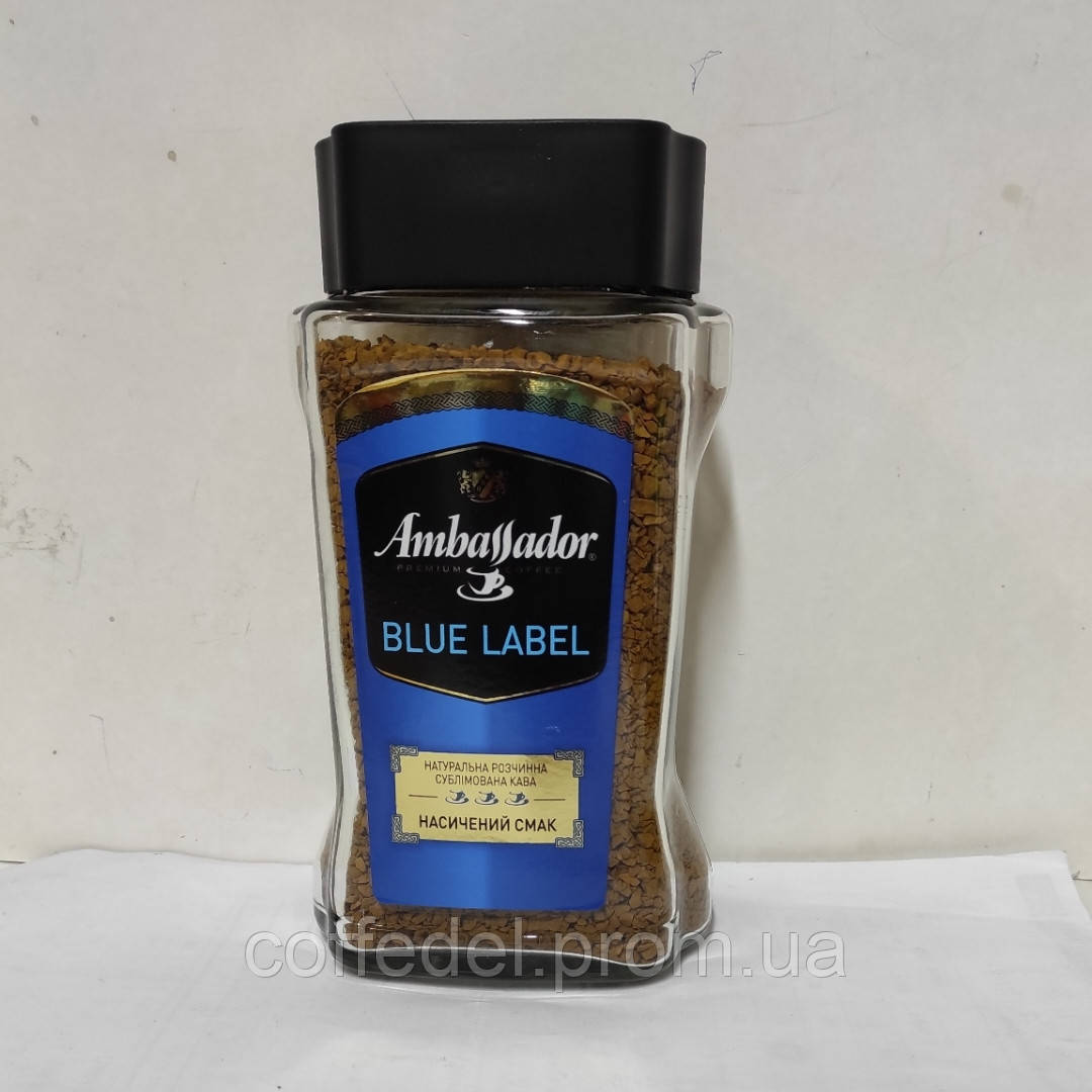 Купить Кофе Амбассадор Blue Label 190 гр с/б, цена 120 ₴ — Prom.ua (ID ...