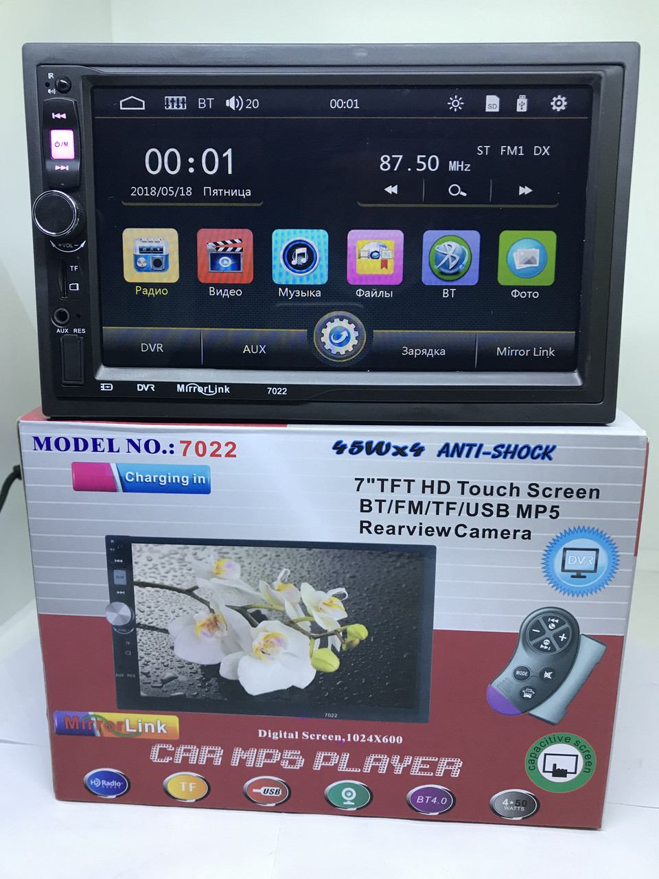 Автомагнитола 2DIN Pioneer 7022, Экран 7", Пульт на Руль, Полная База ...