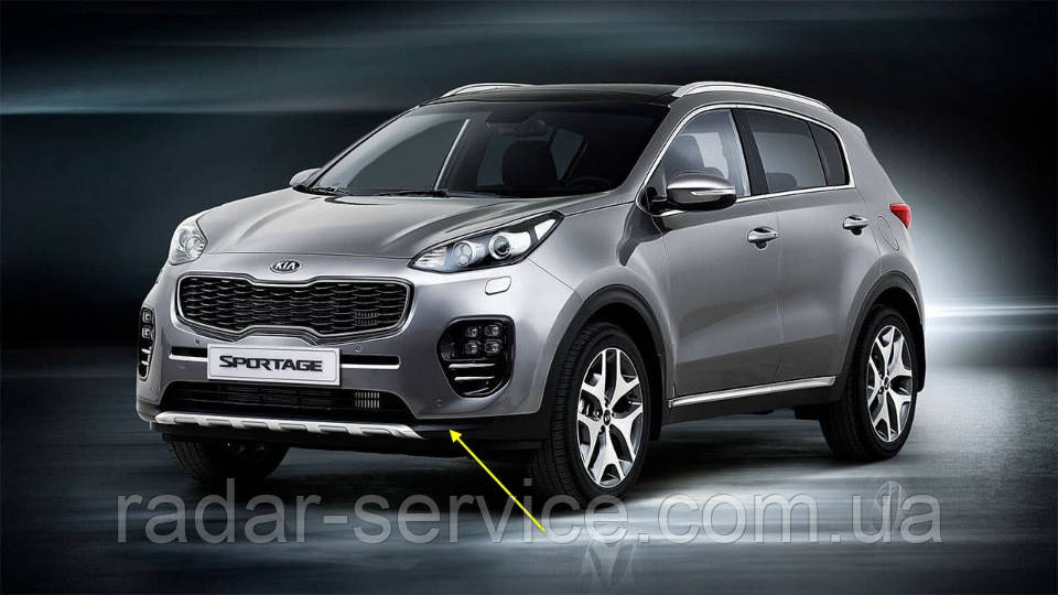Купити Бампер передній молдинг структура кіа Спортейдж 4, KIA Sportage ...