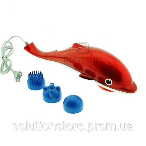 Вибромассажер Дельфин Dolphin Hammer Infrared Massager MaxTop Красный ...