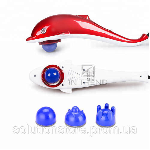Вибромассажер Дельфин Dolphin Hammer Infrared Massager MaxTop Красный ...