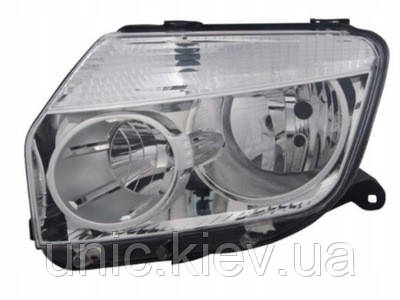 Фара передняя левая (хром) Рено Дастер 10- (260600069R / 260601153R ...