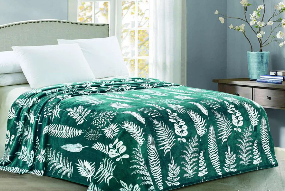 Флісовий плед покривало ЗІСТКА ЛІСТЯ 150х220 з мікрофібри 43 111 продаж ціна у Новгород