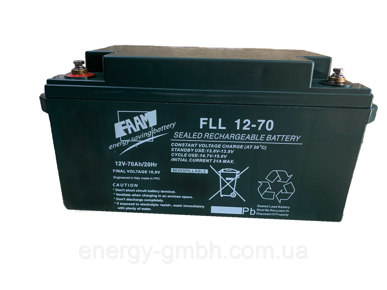 Акумуляторна батарея FAAM серії FLL12-70 (ID#1304263374), цена: 8813 ...