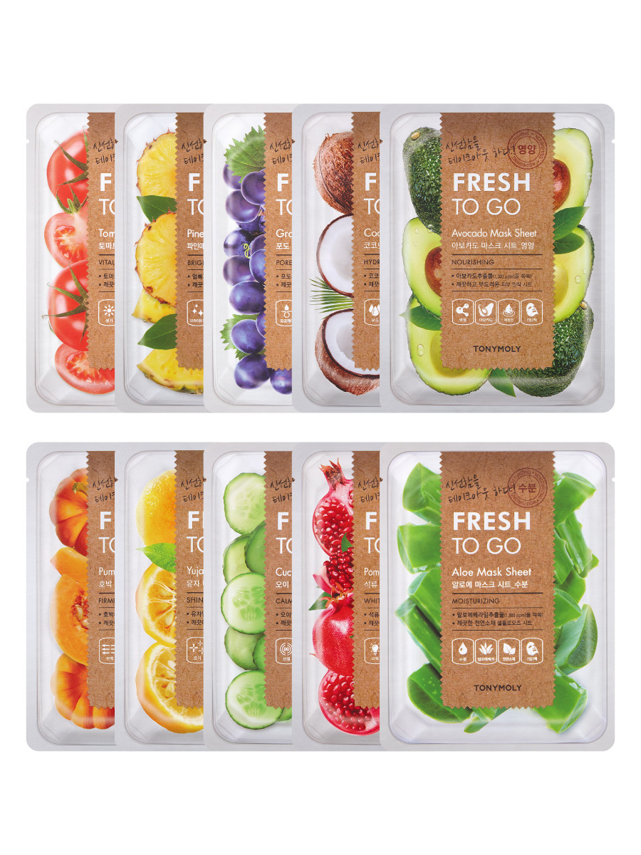 Tony Moly Fresh To Go Mask Sheet Тканевая Маска — Купить Недорого на ...