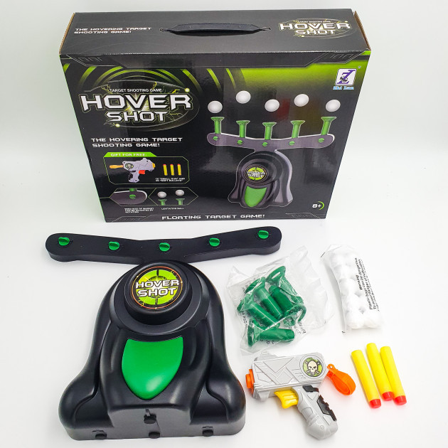 Воздушный Тир Пистолет с Дротиками и Летающие Мишени Ховер Шот Hover Shot — Купить Недорого на ...
