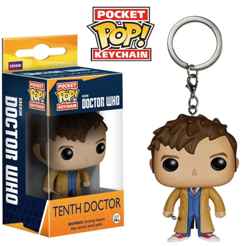 Фигурка-брелок Funko Pop Доктор Кто Doctor Who Tenth Doctor 4см (ID ...