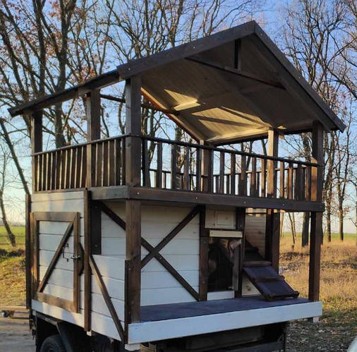 Двухэтажная будка для собаки | Вочтауэр (ID#1318215111), цена: 49200 ...