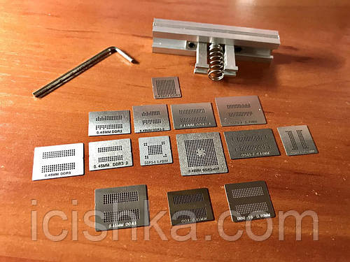 Трафареты Ddr Bga 14 шт память Ddr Ddr2 Ddr3 Ddr4 Ddr5 Ddr7 Ddr16 8310