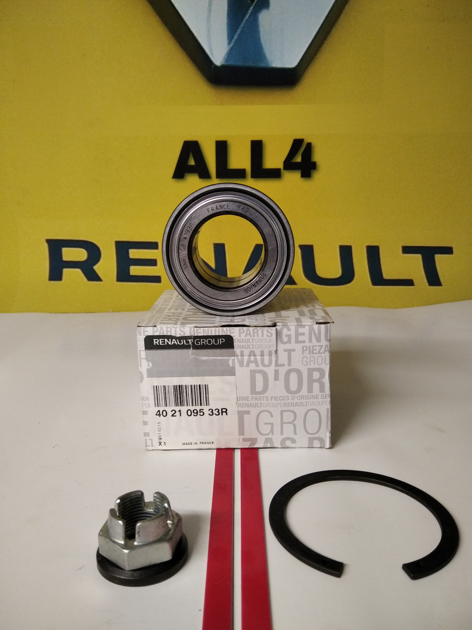 Підшипник задньої маточини Renault Duster 4х4 402109533R Оригінал, ціна ...