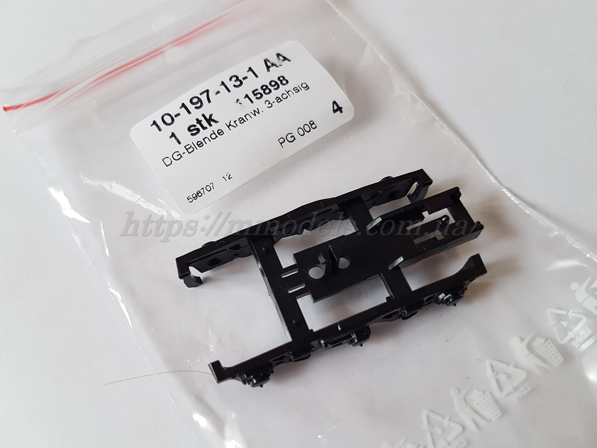 Roco 115898 Модель 3х осной тележки для модели крана, масштаба Н0, 1:87 ...