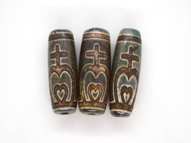 Сосуд Изобилия - Бусина Дзи - способствует обогащению, защищает от ...