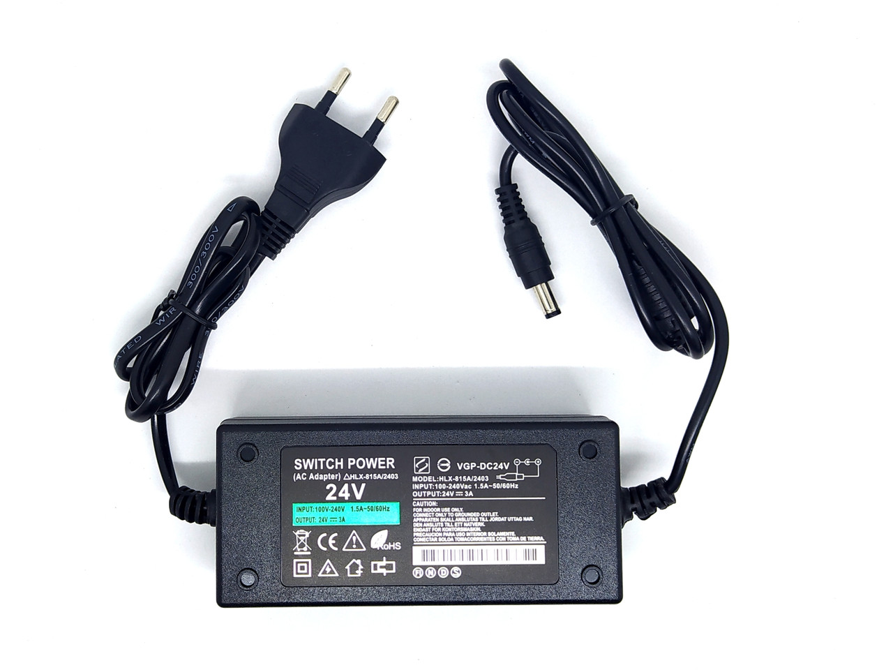 Импульсный Блок Питания 24В 3А (72 Вт) в Пластиковом Корпусе (PLC ...