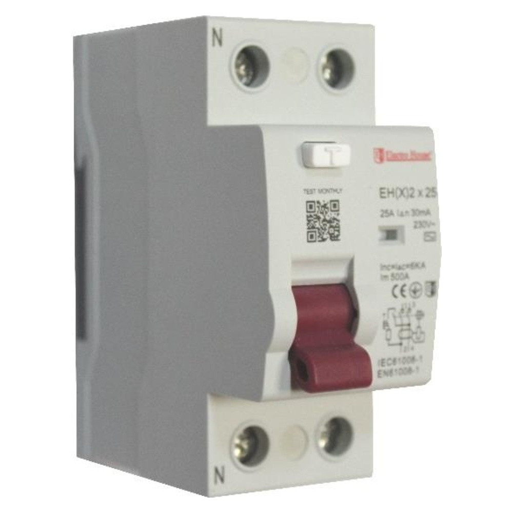 УЗО 2P 25A 30mA 230-400V IP20, цена 665.97 грн — Prom.ua (ID#1323254423)