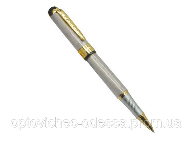 Купити Ручка кулькова в металевому корпусі Сріблястий з золотом Хіт ...