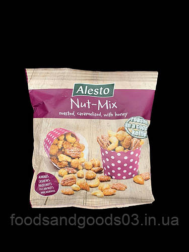 Купить Горішки Alesto Nut- Mix roasted,caramelised with honey, цена 109 ...
