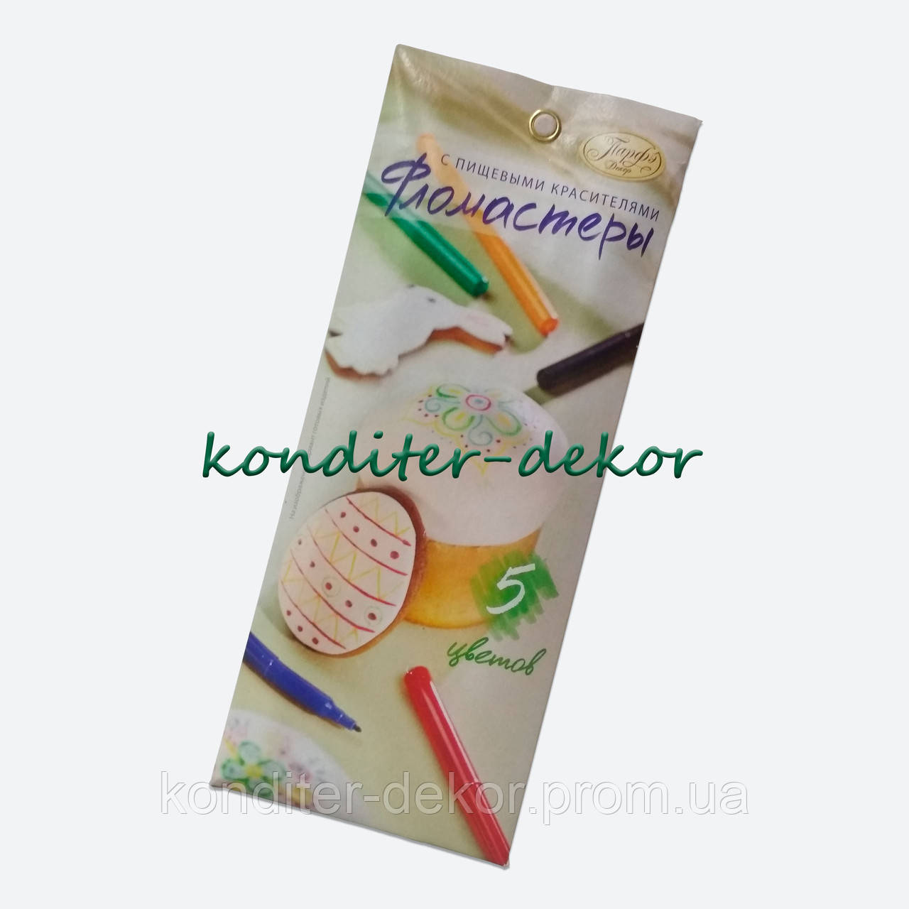 Фломастеры пищевые красители для окрашивания кондитерских изделий 5 ...