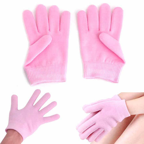 Силиконовые перчатки для увлажнения рук SPA Gel Gloves Косметические ...