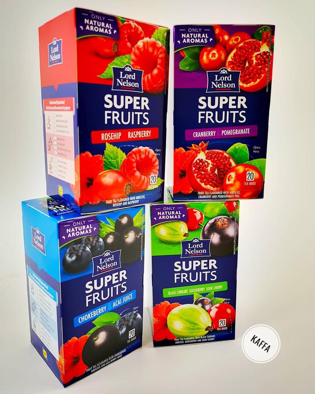 Чай "Lord Nelson" Super Fruits 40г (мікс 4 види) (ID#1325669281), ціна ...