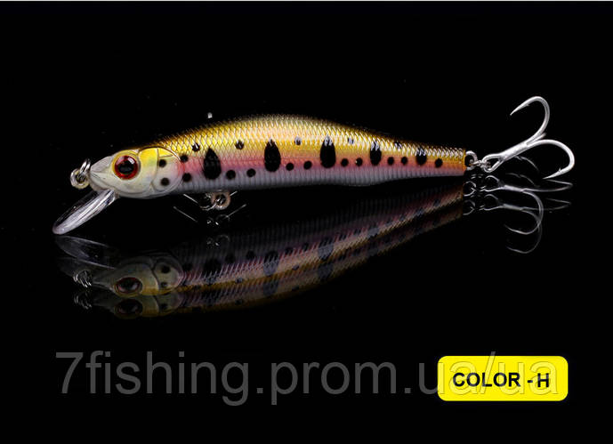 Воблер Walk Fish Minnow 80мм 3D глаза, суспендер (ID#1325680984), цена ...
