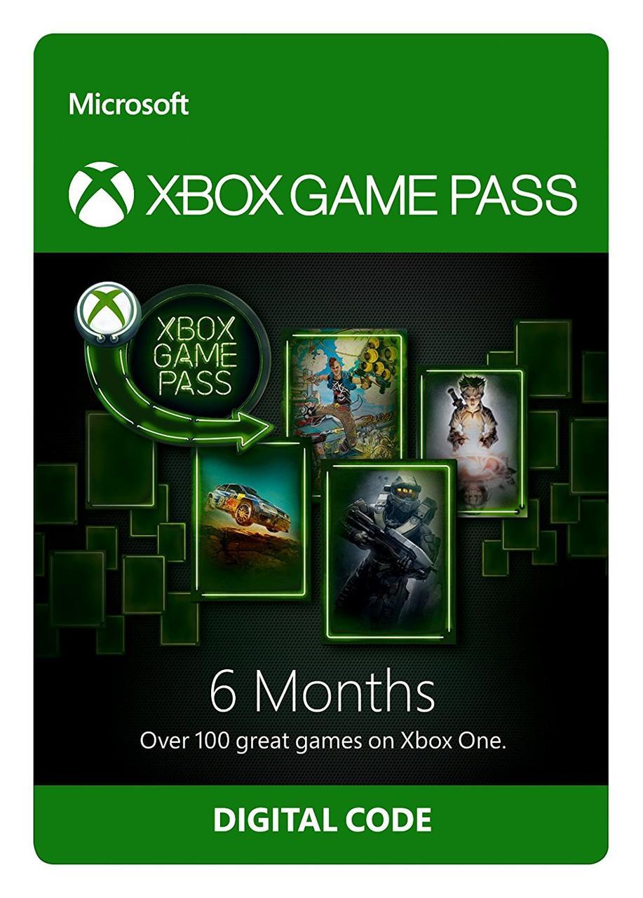 Карта Оплаты Xbox Game Pass - 6 Месяцев для XboxOne/Series — Купить ...