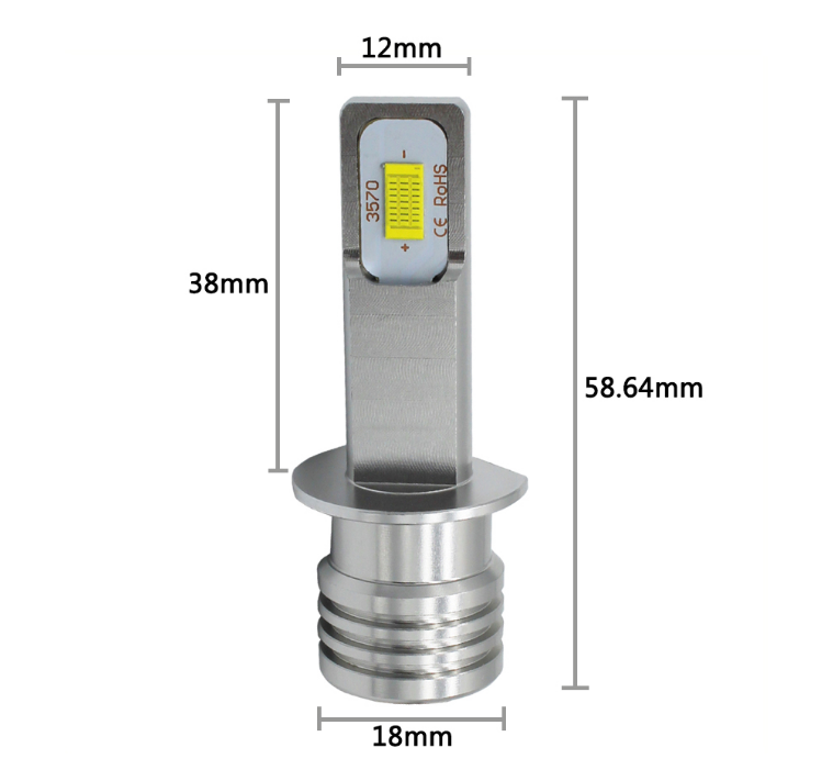 Купить LED H1 12V 30W 6000K 2000lm светодиодные автолампы лед н1 с ...